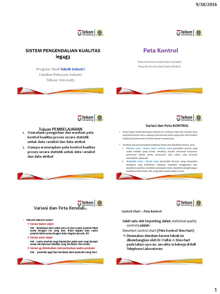 Materi-3 (Peta Kontrol) | PDF