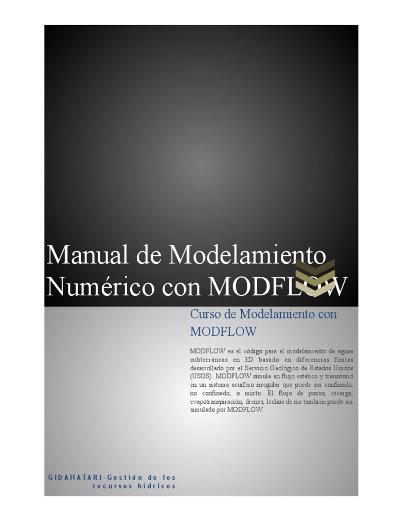 Manual de Modflow Esp PDF | PDF