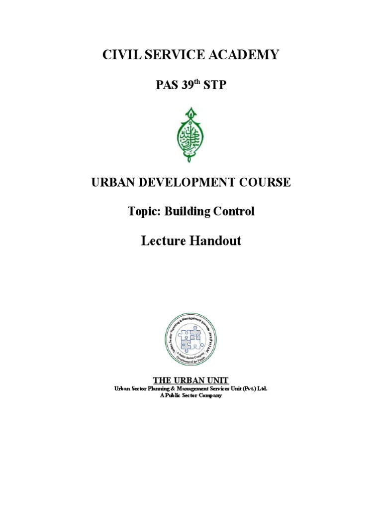 Civil Service Academy: PAS 39 STP | PDF | Building Code | Government