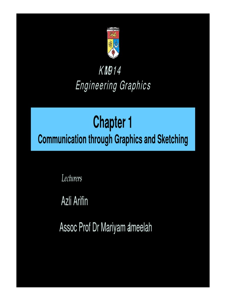 Chapter1-Communication Through Graphics | PDF | Technical Drawing ...