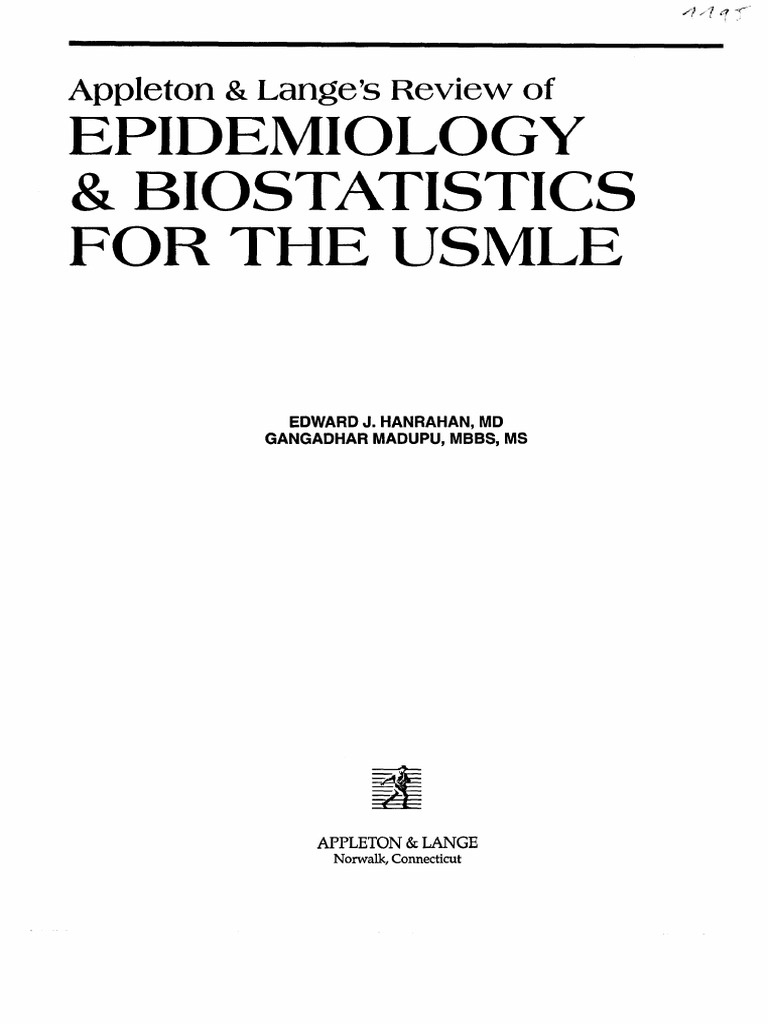 Epidemiology and Biostatistics For The Usmle PDF | PDF