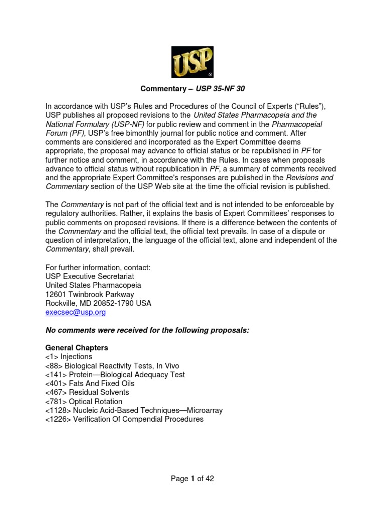 Us P 35 NF 30 Commentary | PDF | Quality Assurance | Positron Emission ...