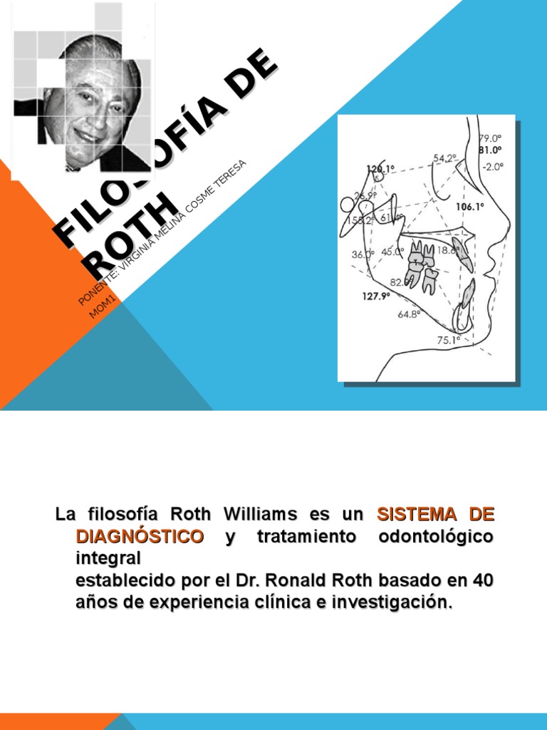 Filosofia de Roth | PDF | Diente humano | Ortodoncia