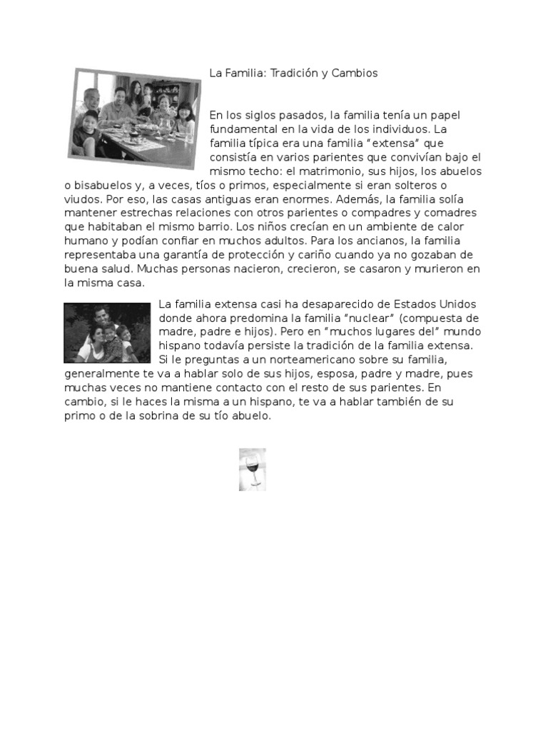 Evolución de la familia hispana moderna | PDF