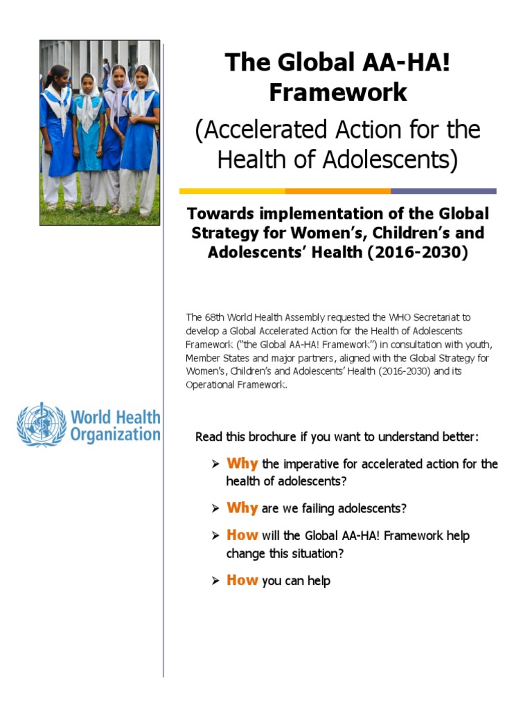 The Global AA-HA! Framework (Accelerated Action For The Health of ...