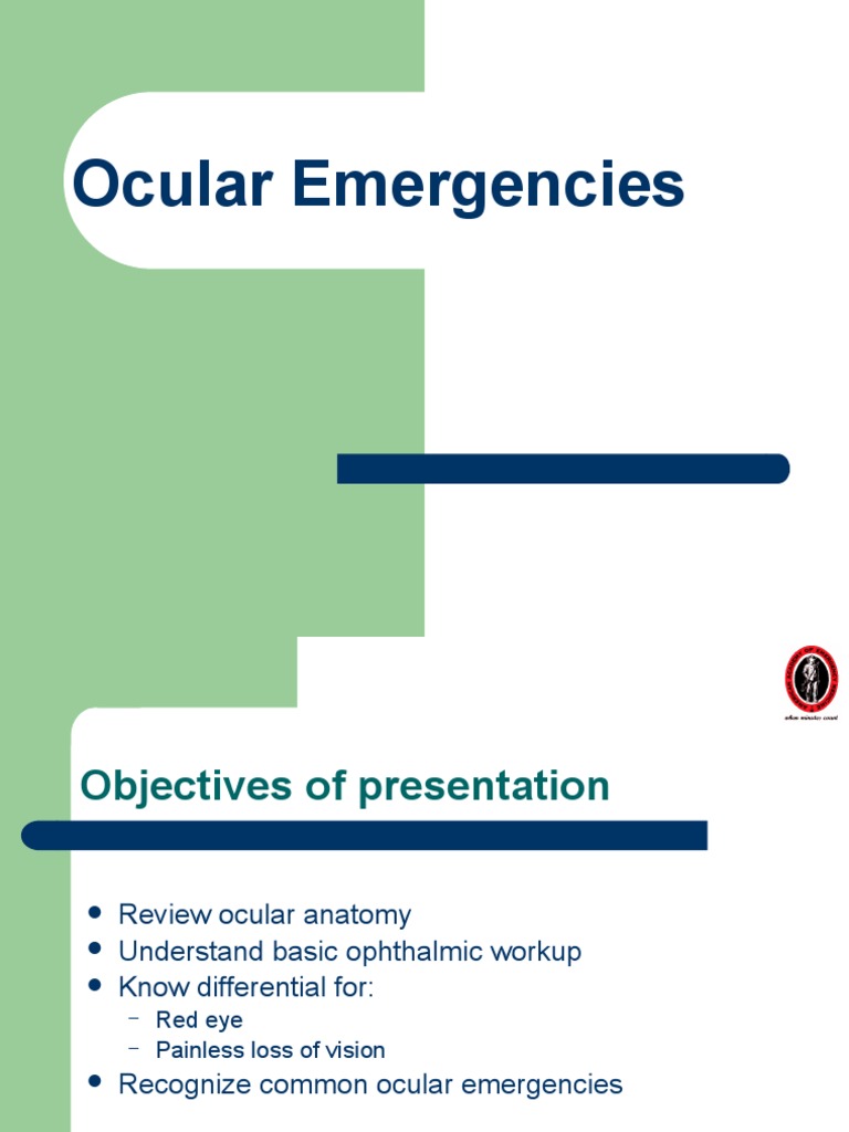 Ocular Emergencies