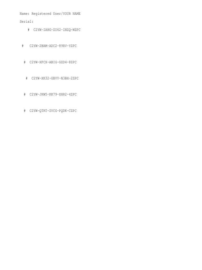 CCleaner Serial Keys | PDF