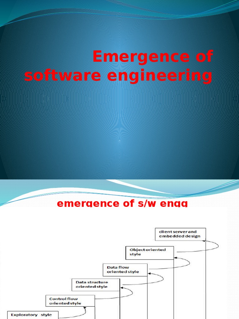 Emergence of Software Engg | PDF
