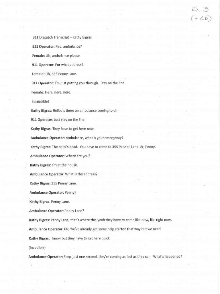 911 Transcript | PDF