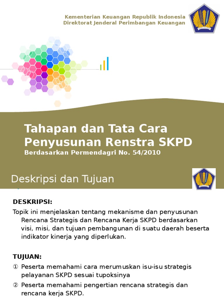 Topik 8 Penyusunan Renstra Dan Renja SKPD | PDF