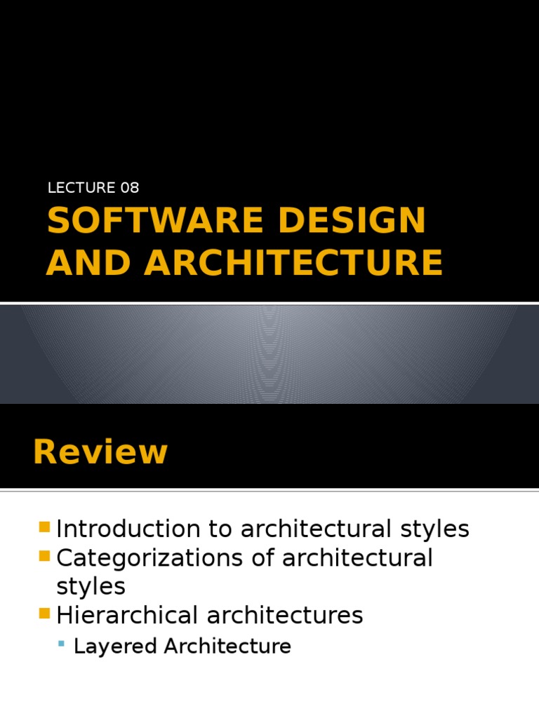 Software Design and Architecture | PDF | Client–Server Model | Web Server