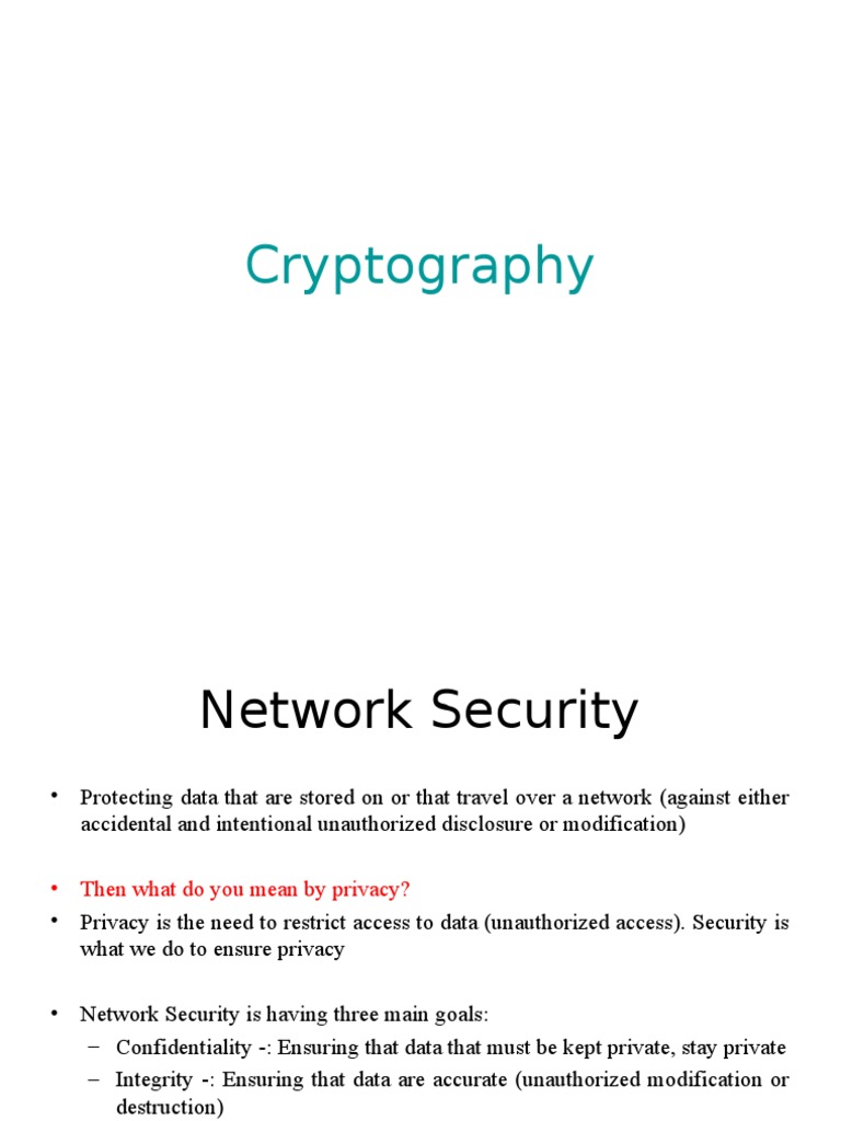 CH 01 | PDF | Cryptography | Cryptanalysis