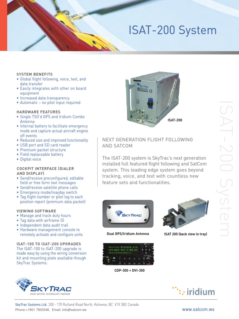 ISAT - 200 Small File | PDF | Telecommunications Engineering | Electronics