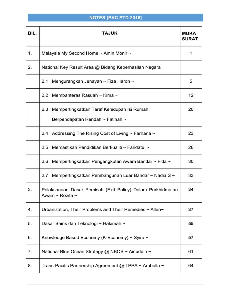 Notes Pac Ptd 2016 Complete Pdf Finance Money Management