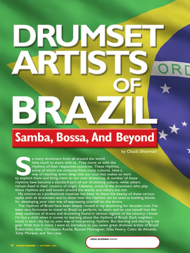 By Chuck Silverman: Modern Drummer - September 2009 | PDF