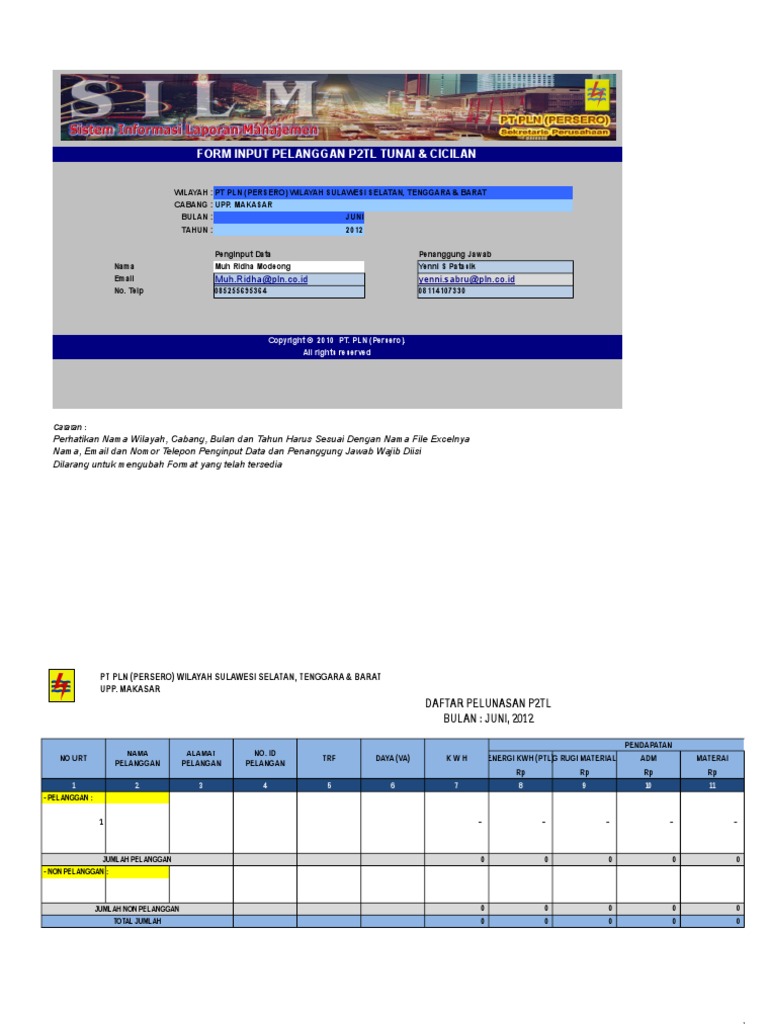 Form P2TL | PDF | Pengelolaan Keuangan & Uang
