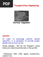 Vertical Alignment | PDF | Transport | Transportation Engineering