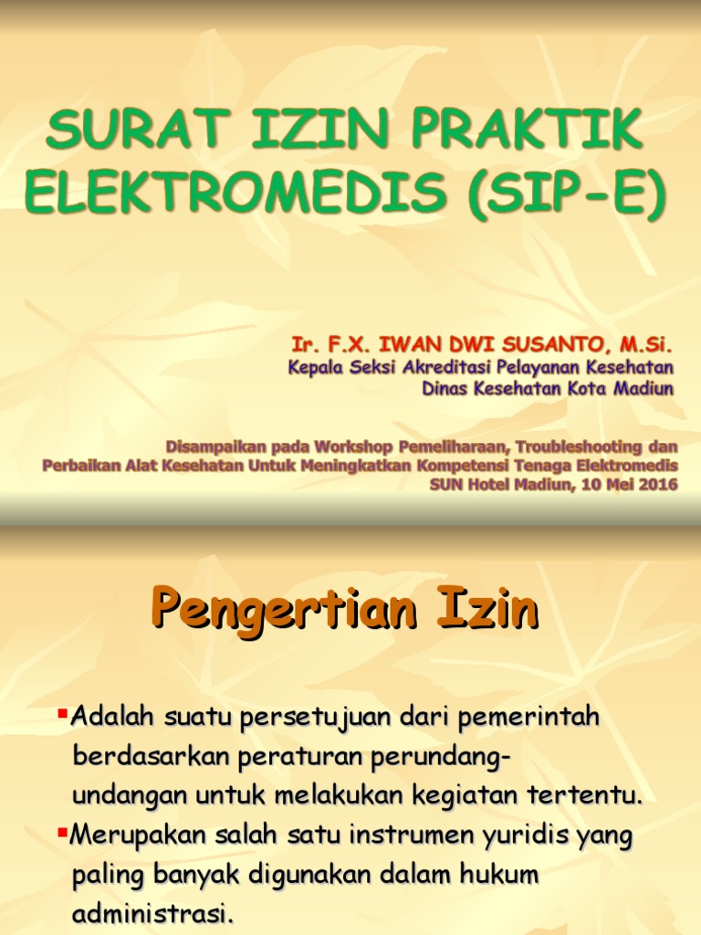 Sip Elektromedis | PDF