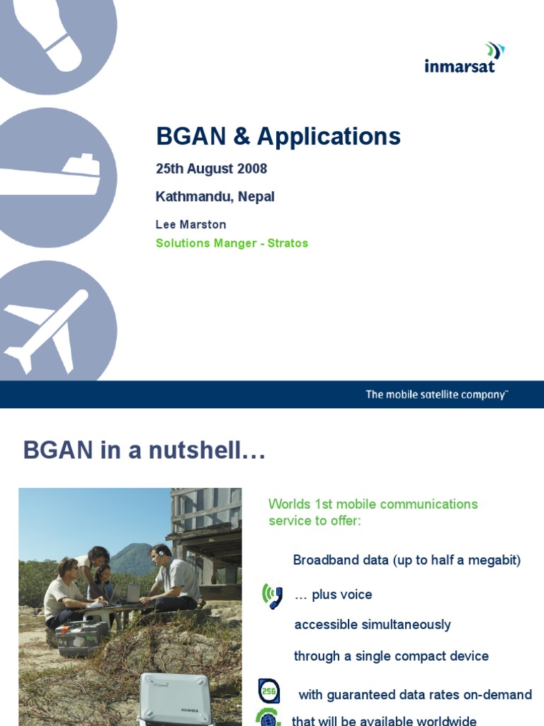BGAN & Applications - Nepal | PDF | Telemedicine | Computer Network