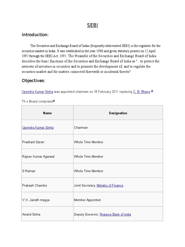 Upendra Kumar Sinha C. B. Bhave: Was Appointed Chairman On 18 February ...