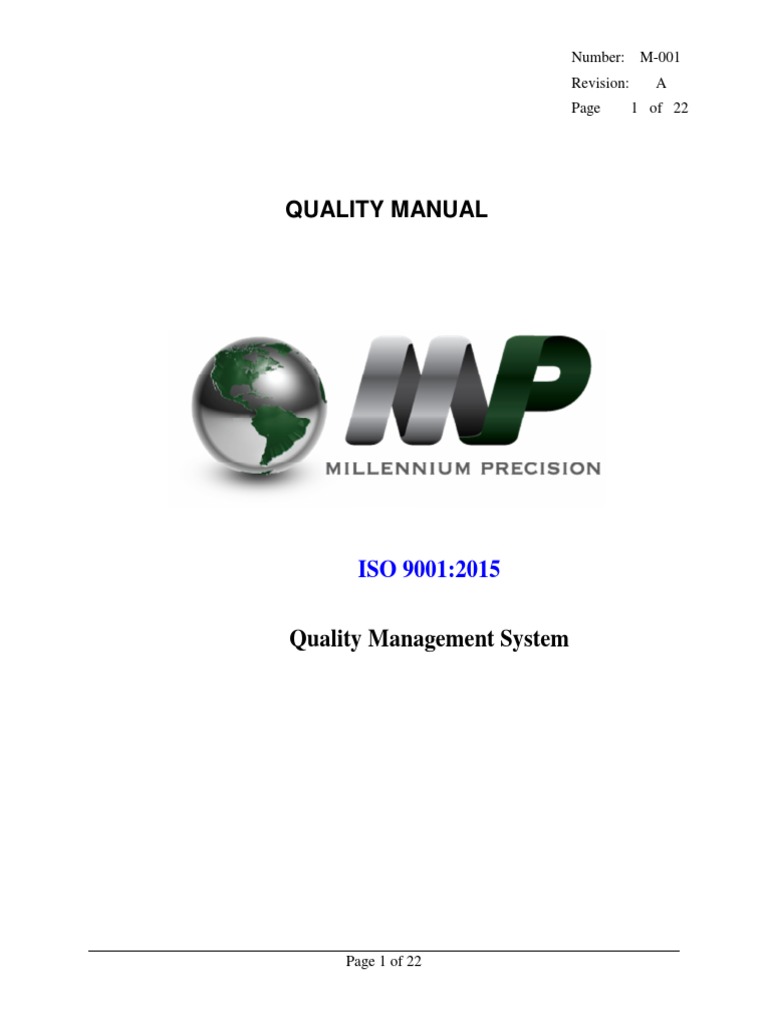 Quality Manual | PDF