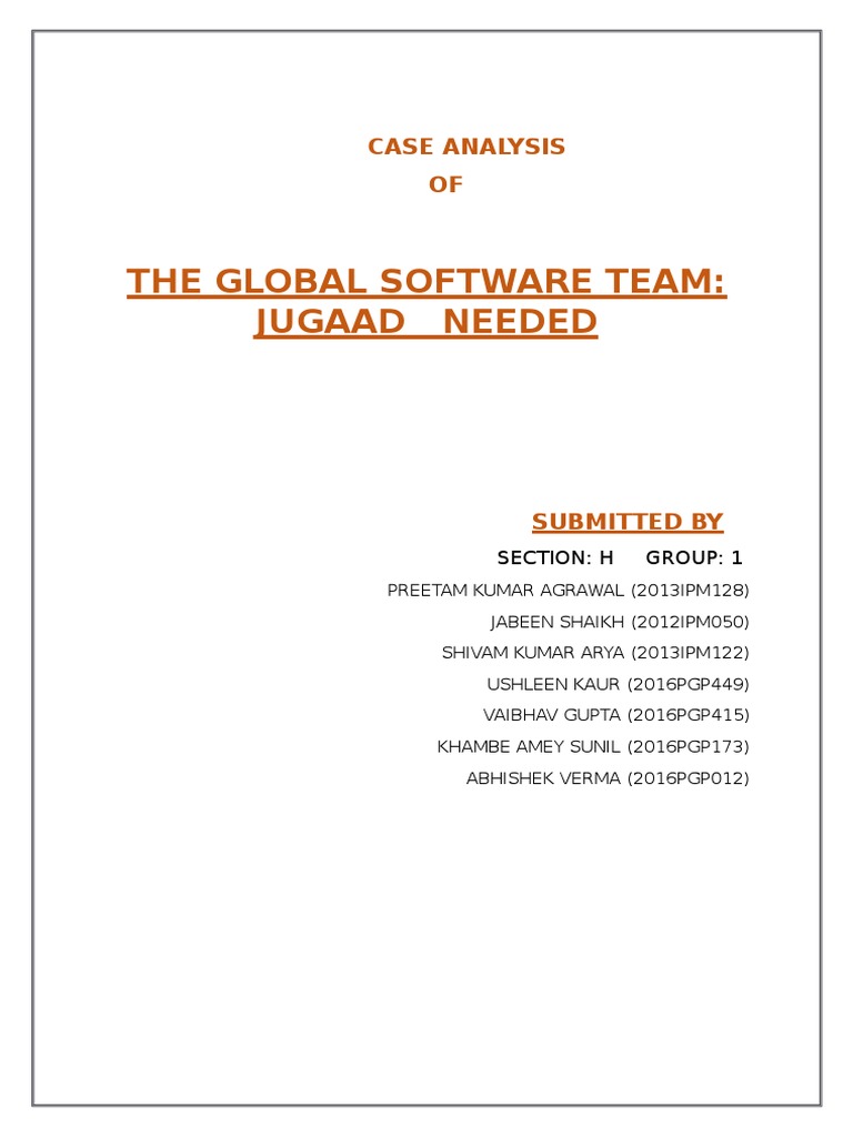 Section H Group 1 WAC | PDF | Team Building | Employment
