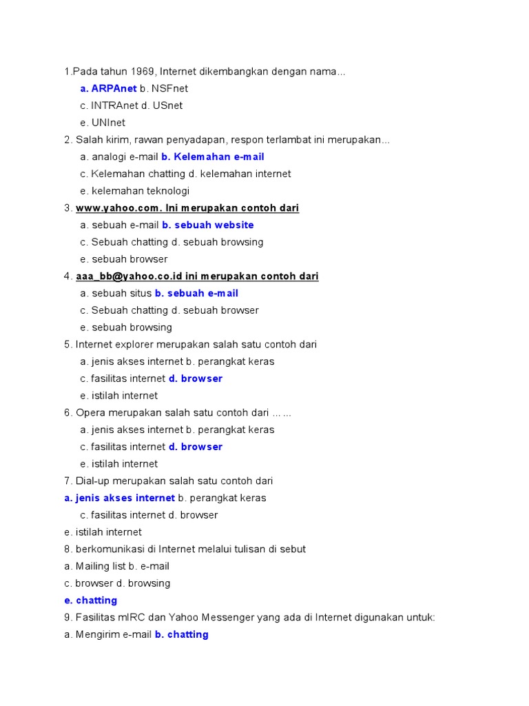 Contoh Soal Apti 1 | PDF
