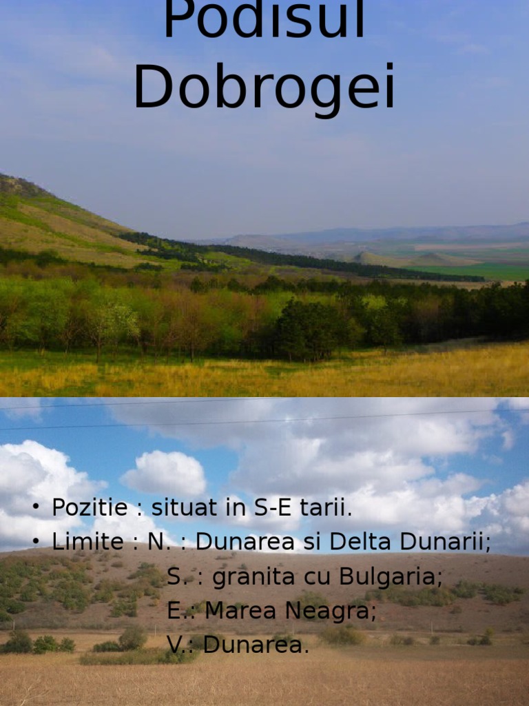 Podisul Dobrogei. | PDF