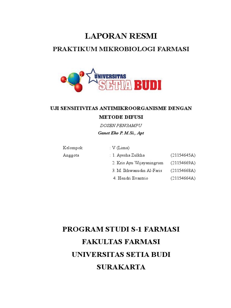Mikro Uji Sensitivitas Metode Difusi | PDF