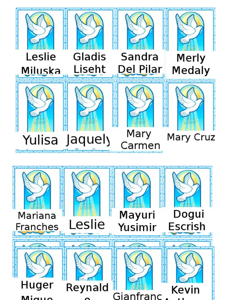 Solapines Religiosos para Eventos | PDF