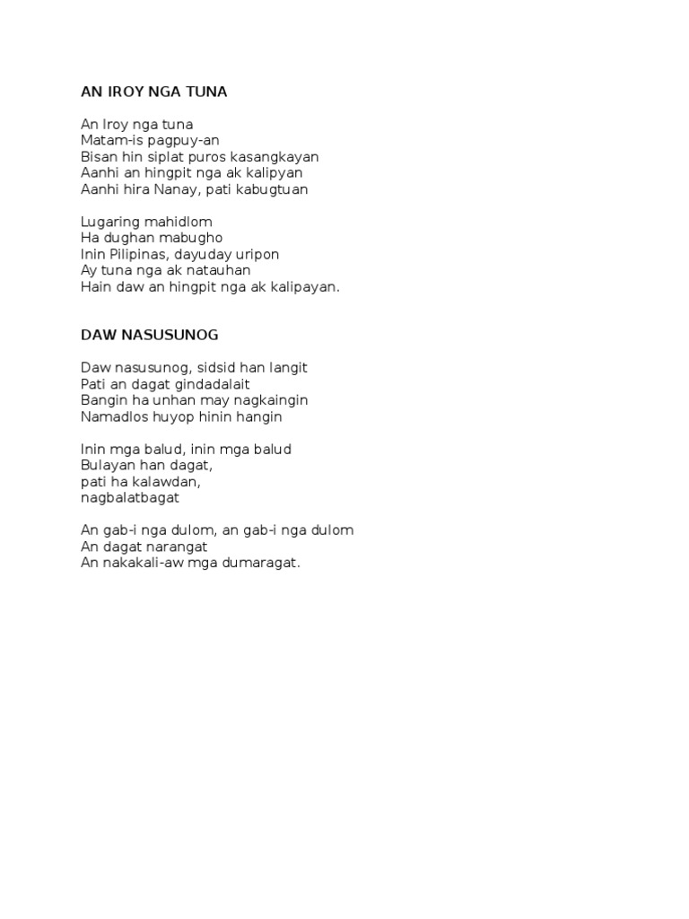 An Iroy Nga Tuna