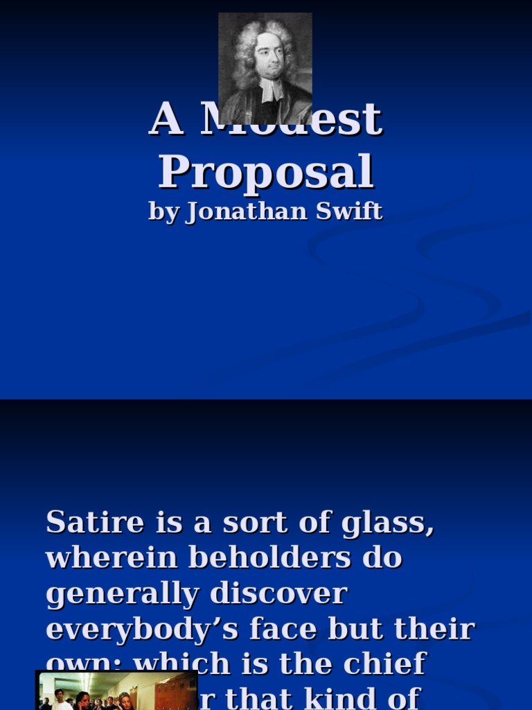 A Modest Proposal PowerPoint | PDF | Irony | Satire