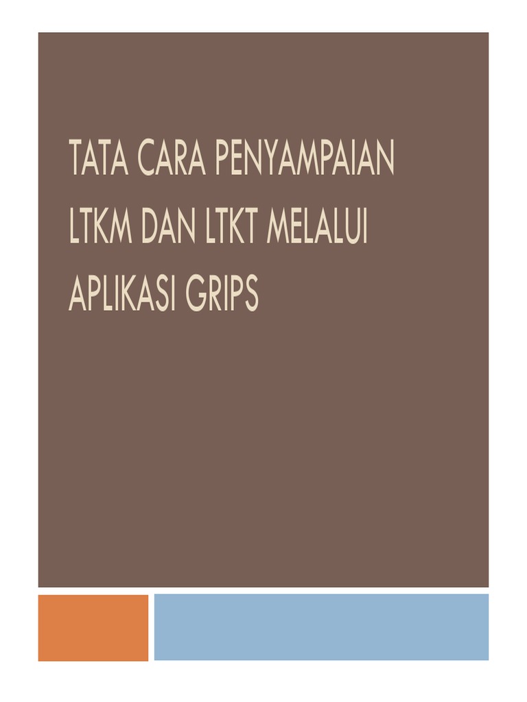 Tata Cara Penyampaian LTKM Dan LTKT Melalui Aplikasi | PDF