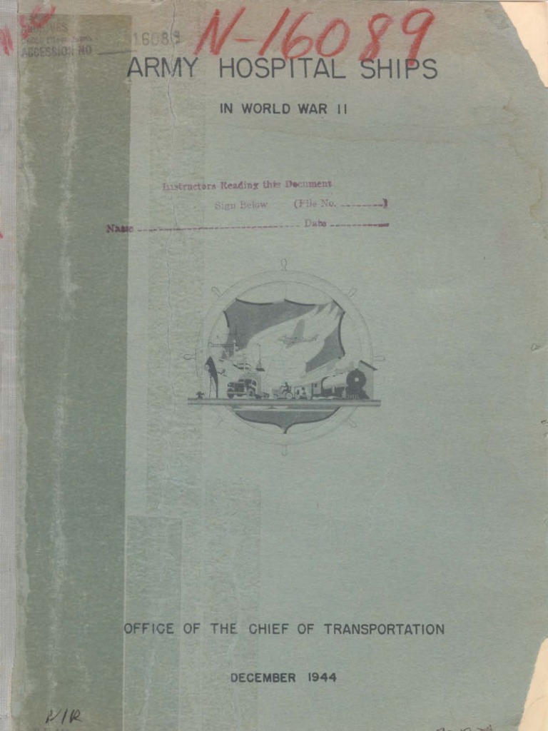 WWII 1944 Hospital Ships History | PDF | Marinas | Hospital