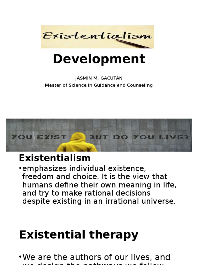 Existentialism in Personal Development | PDF | Existentialism | Anxiety