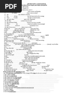 Zadania Present Simple + Continuous | PDF