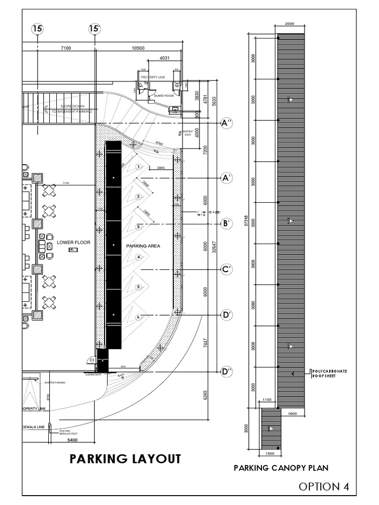Gate Parking Layout and Design Plan | PDF | Business | Home & Garden