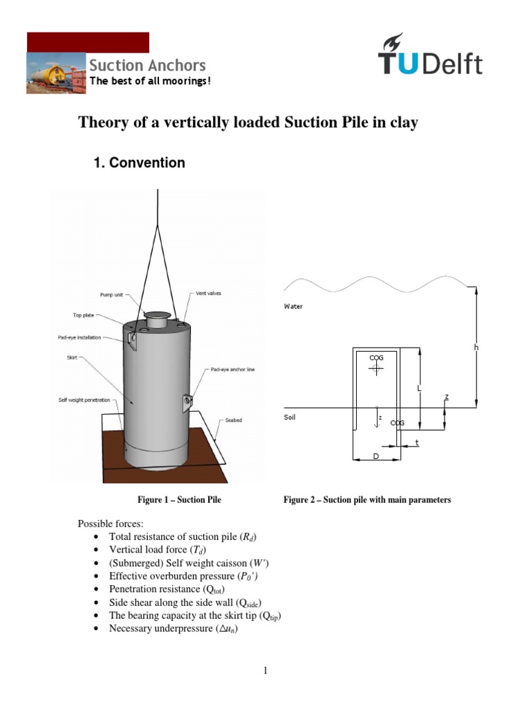 Suction Pile in Clay | PDF | Deep Foundation | Strength Of Materials