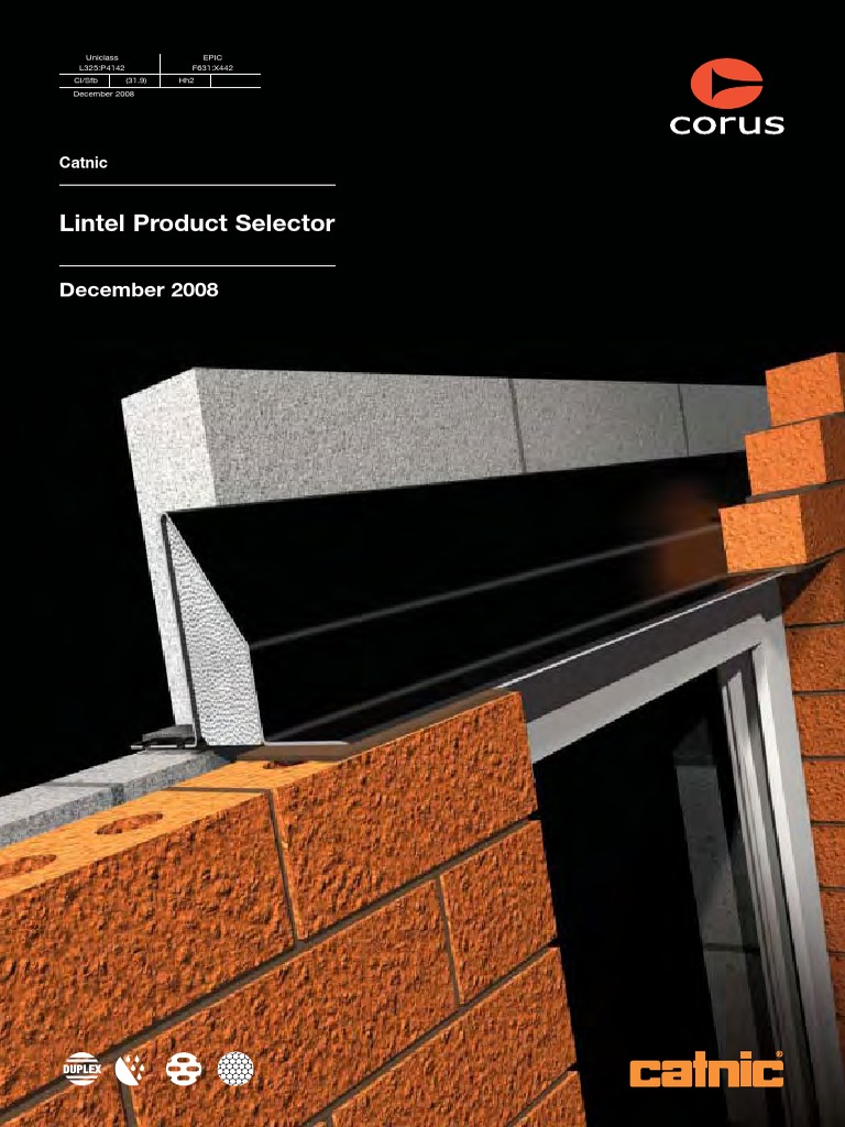 Catnic Lintels.pdf | Structural Steel | Galvanization