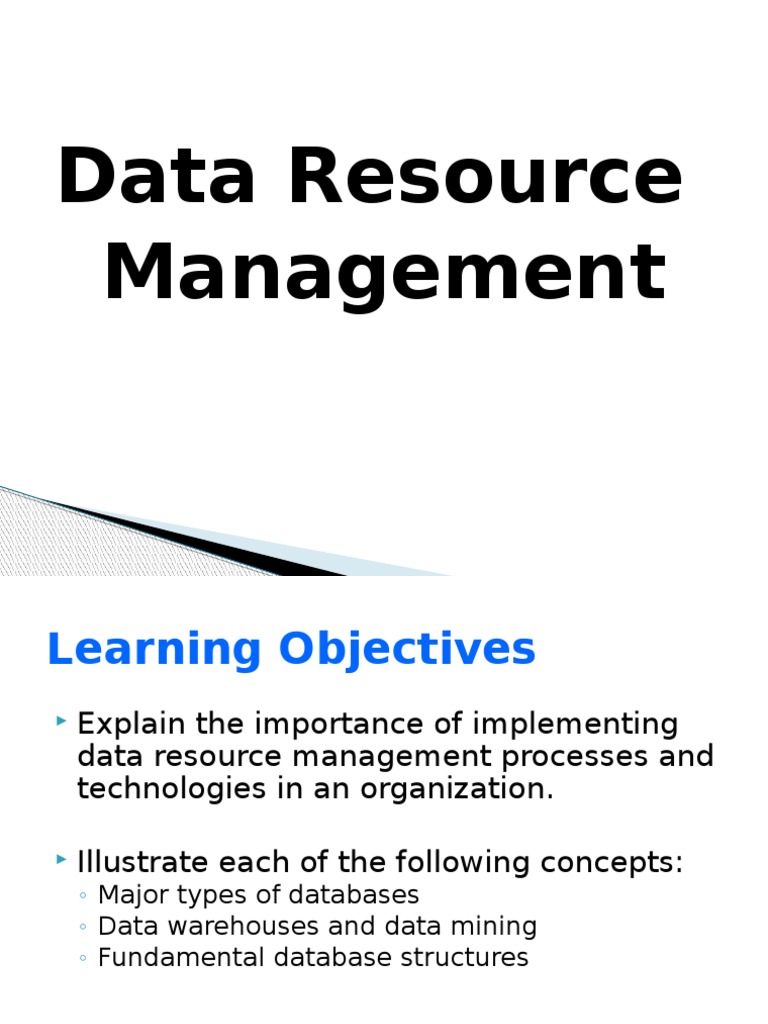 Data Management MGT 301 | PDF | Data Warehouse | Databases