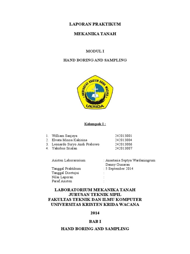 I Hand Boring and Sampling (Evan) | PDF