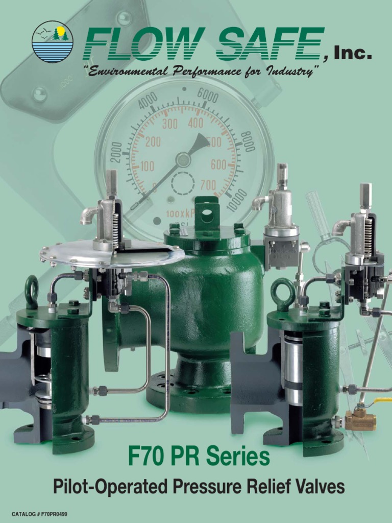 FlowSafe F70PR Bulletin | PDF | Valve | Pump
