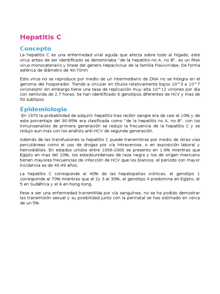 Hepatitis C | PDF | Hepatitis | Hepatitis C