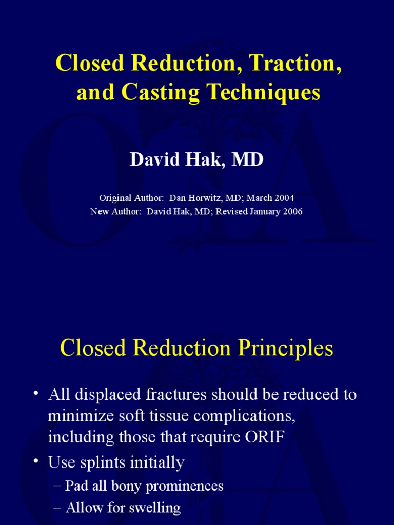 G09 CRC Traction Casts | PDF