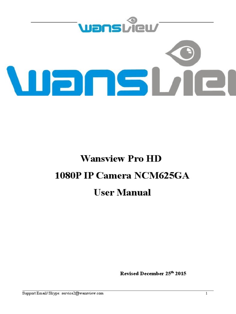 User Manual Wansview | PDF | Ios | Wi Fi