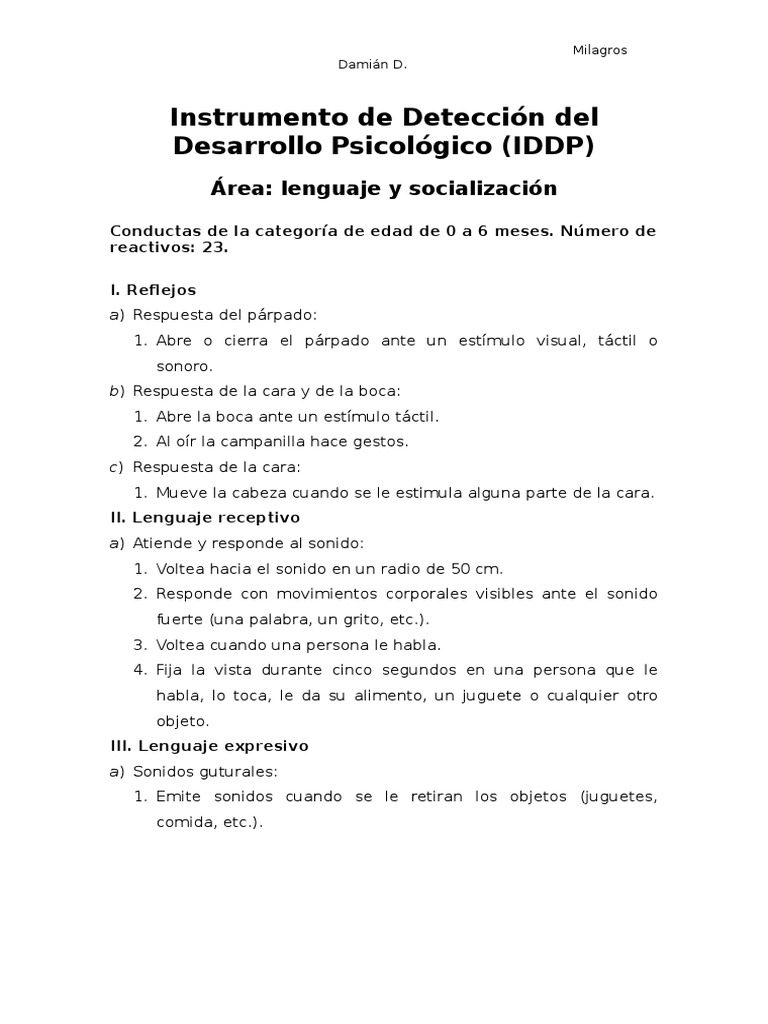 IDDP | PDF | Pie | Mano