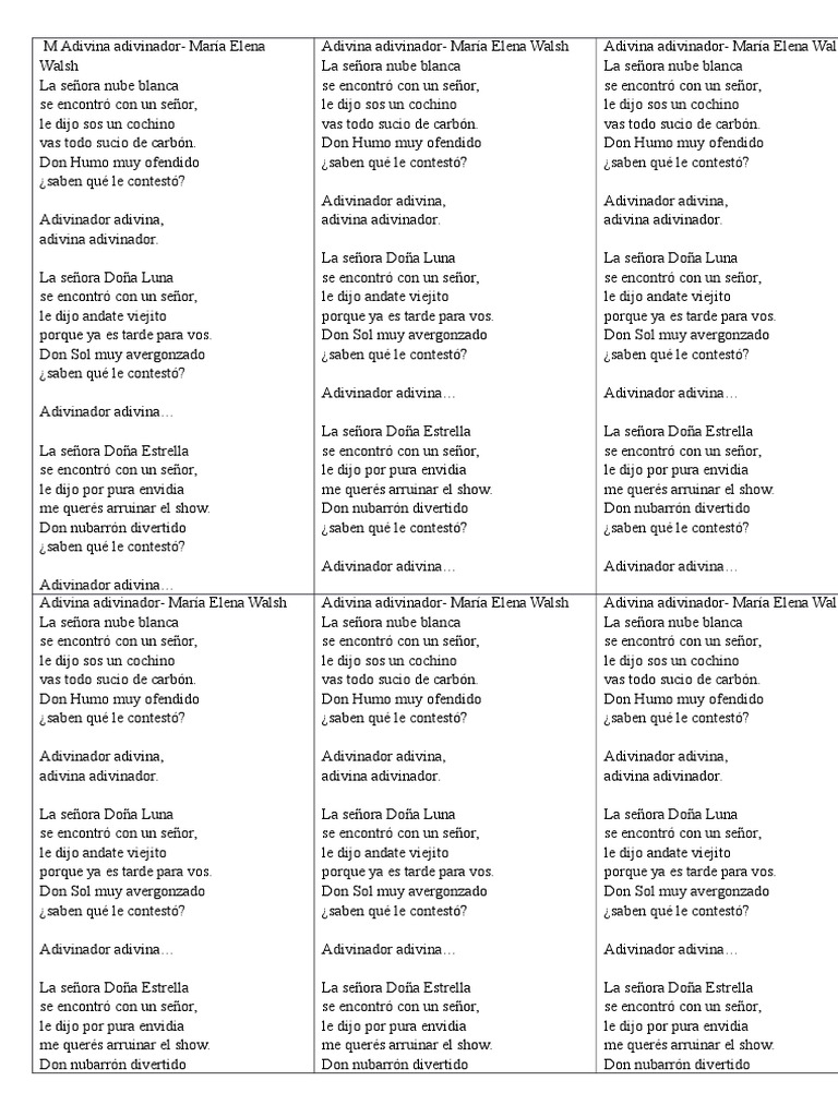 Adivina Adivinador | PDF | Personas