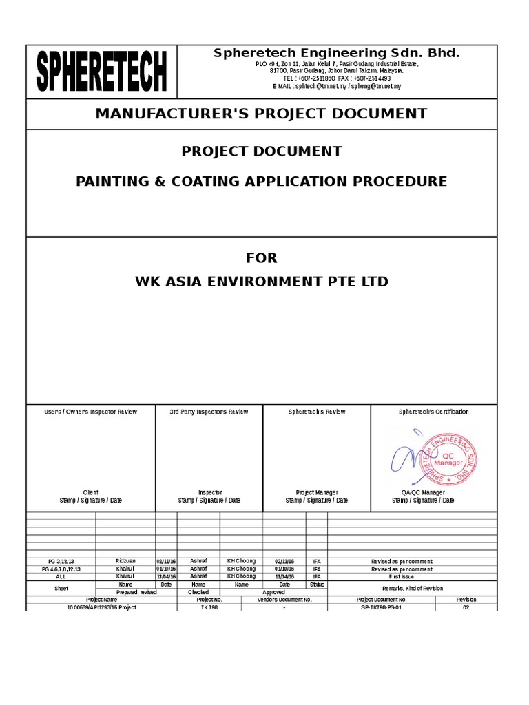 External Painting Specification | PDF | Paint | Specification ...
