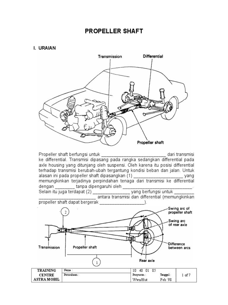 Propeller Siswa | PDF
