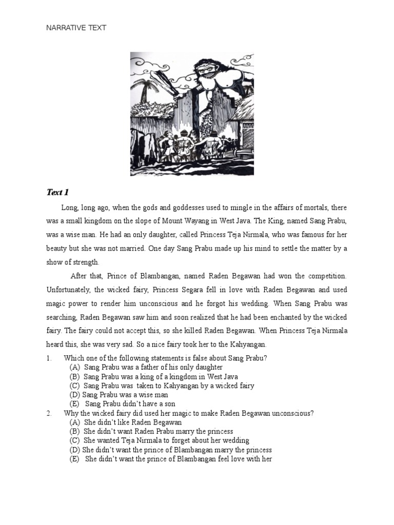 Narrative Teks | PDF | Bali